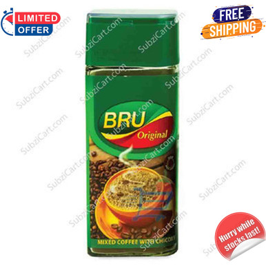 Bru Instant Coffee, 200g (Pack Of Qty 10, Get Free Shipping)
