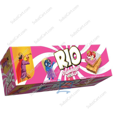 Fresh Ebm Rio Strawberry & Vanilla, 117 G | SubziCart.com