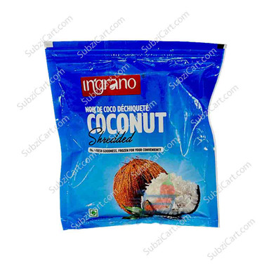 Ingrano Shredded Coconut Frozen, 340 Grams - SubziCart