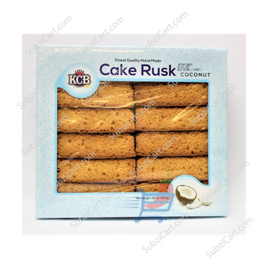 KCB Cake Rusk Coconut, 10 Oz - SubziCart