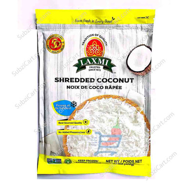 Buy Laxmi Shredded Coconut Frozen, 400g | SubziCart.com