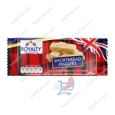 Royalty Shortbread Fingers, 210 Grams - SubziCart