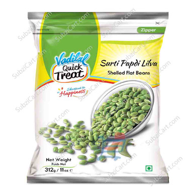 Vadilal Surti Papdi Lilva Frozen, 312 Grams - SubziCart