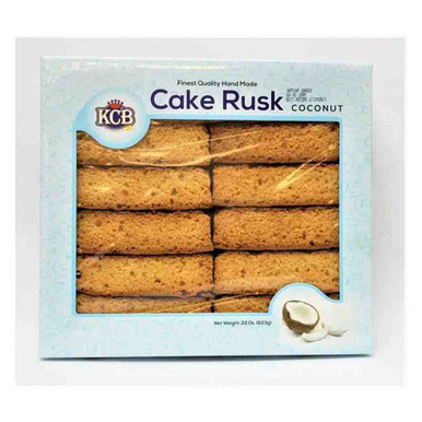 Kcb Cake Rusk Coconut, 22 Oz - SubziCart