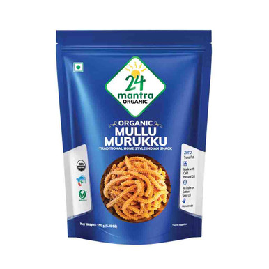 24 Mantra Org Mullu Murukku, 150 Grams - SubziCart