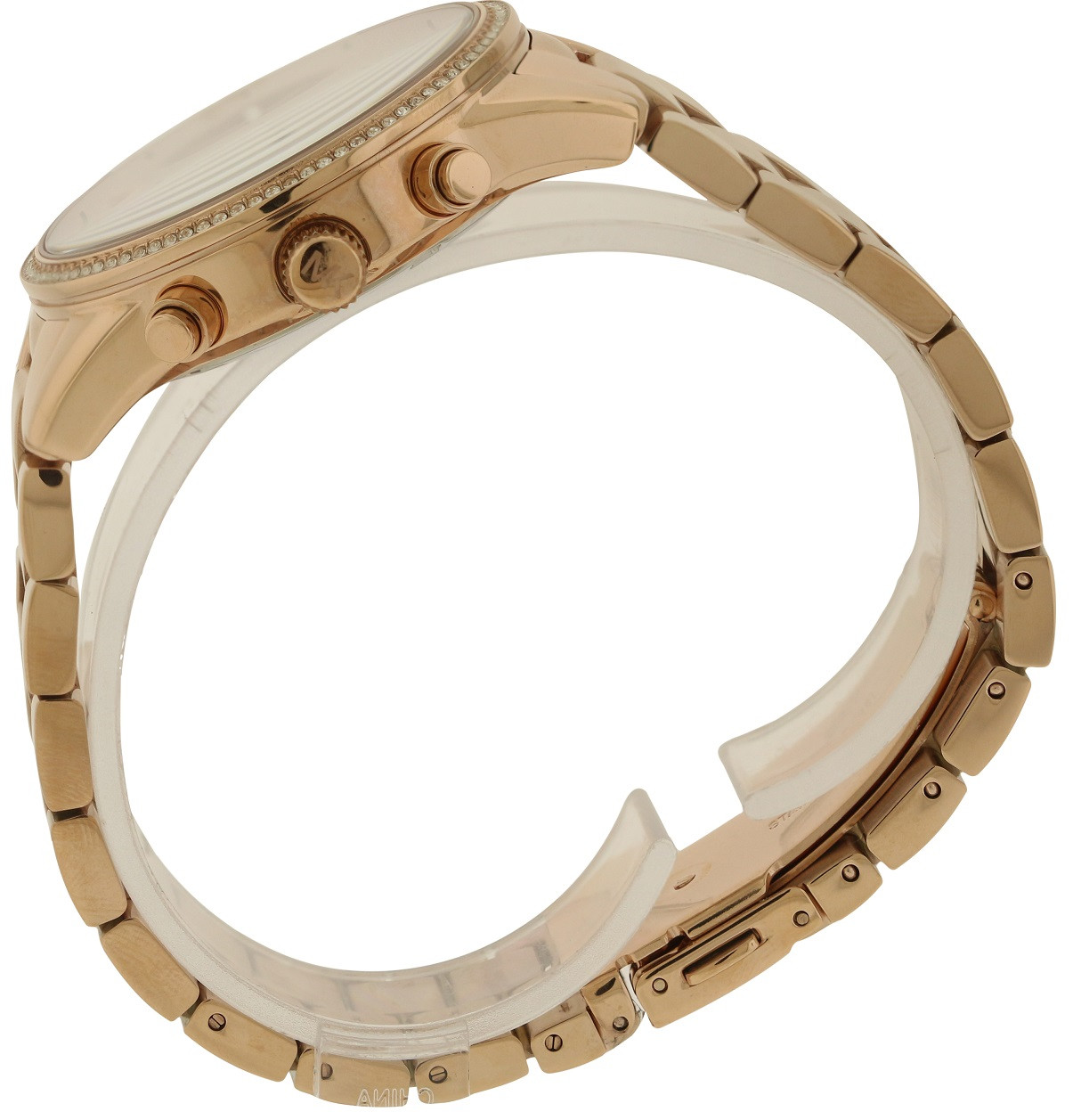 Michael Kors Ritz Rose Gold-Tone Chronograph Ladies Watch MK6357 ...