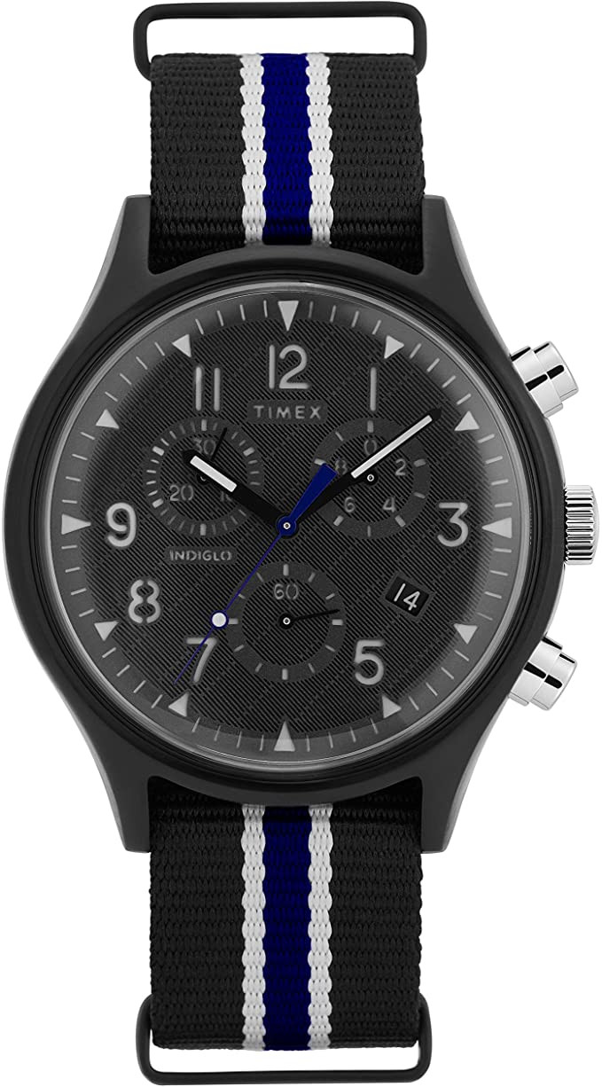 Timex MK1 Supernova Chronograph Nylon Mens Watch TW2T29700 - Jacob Time Inc