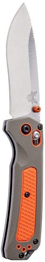Benchmade - Grizzly Ridge EDC Manual Hunting Knife Plain Edge Orange ...