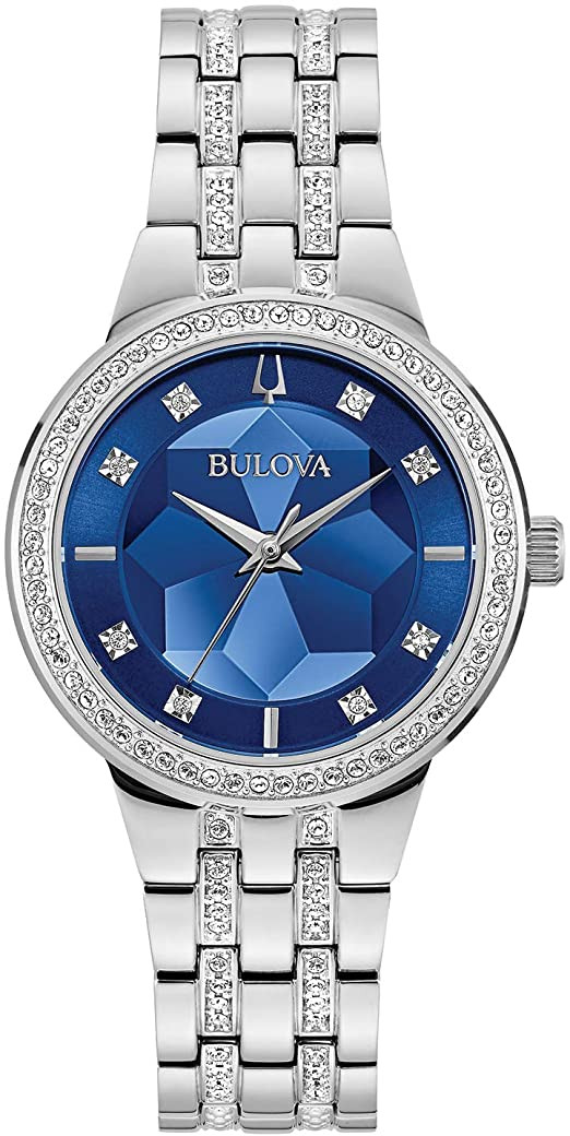 Bulova Phantom Crystal Stainless Steel Ladies Watch 96L276 - Jacob Time Inc