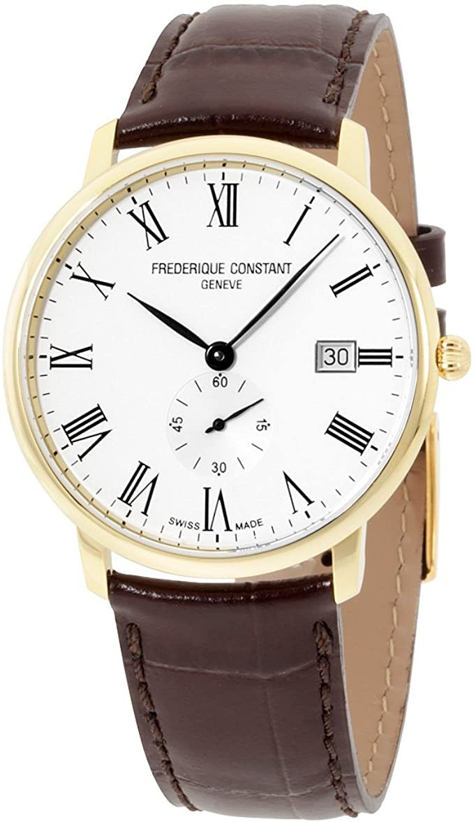 Frederique Constant Slim Line Leather Mens Watch FC-245WR5S5 - Jacob ...