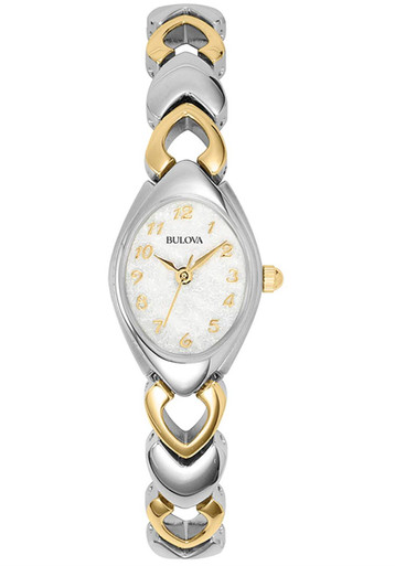 Bulova Classic Two-Tone Ladies Watch 98V02 - Jacob Time Inc