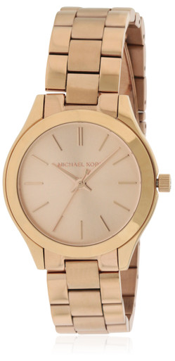 Michael Kors Mini Slim Runway Rose Gold-Tone Ladies Watch MK3513 ...