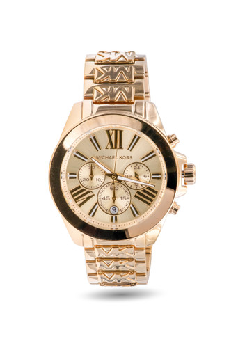 Michael Kors Wren Chronograph Gold-Tone Ladies Watch MK6952 - Jacob ...