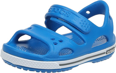 Crocs Kids Crocband II Sandals - Bright Cobalt/Charcoal - 2 Little Kid ...