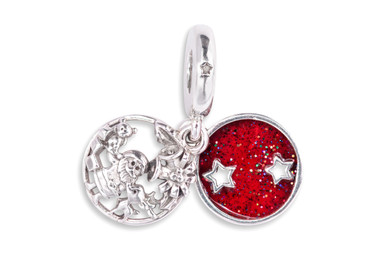 PANDORA Santa Love Peace Joy Dangle Charm - 798468C01 - Jacob Time Inc