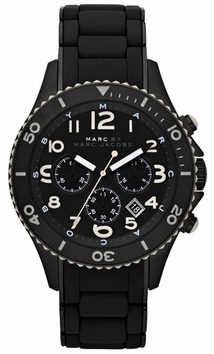 Marc by Marc Jacobs Rock Chronograph Silicone Mens Watch MBM2583 ...