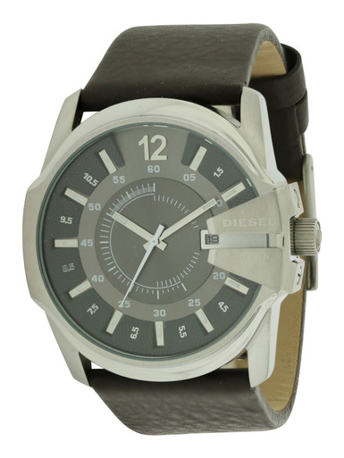 Diesel Master Chief Leather Mens Watch DZ1206 - Jacob Time Inc