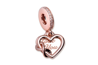 Pandora Love You Infinity Heart Dangle Charm 789369C01 - Jacob Time Inc