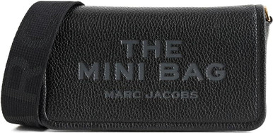 Marc Jacobs The Leather Mini Crossbody Bag - Black 2S4SMN080S02-001 ...