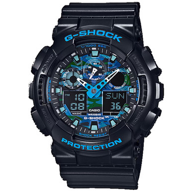 Casio Mens G-Shock GA-100 Series Watch GA100CB-1A - Jacob Time Inc