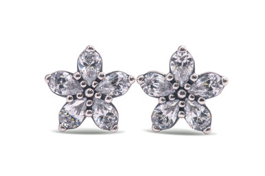 PANDORA Sparkling Snowflake Stud Earrings 299239C01 - Jacob Time Inc