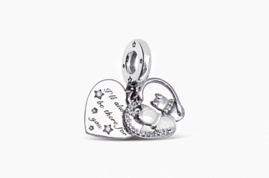 Pandora Cats & Hearts Dangle Charm 799546C01 - Jacob Time Inc