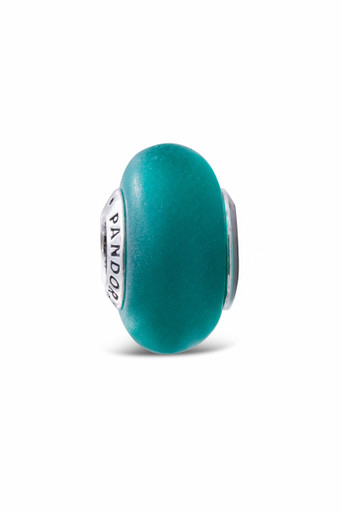Pandora Matte Green Murano Glass Charm 799555C00 - Jacob Time Inc
