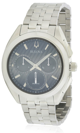 Bulova Stainless Steel Chronograph Mens Watch 96A186 - Jacob Time Inc