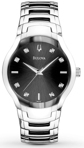 Bulova Stainless Steel Mens Watch 96D117 - Jacob Time Inc