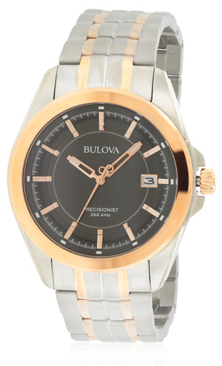 Bulova Two-Tone Stainless Steel Mens Watch 98B268 - Jacob Time Inc