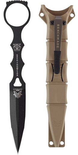 Benchmade - SOCP Dagger 176 with Sand Sheath - Skelentonized Dagger ...