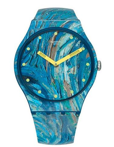 Swatch The Starry Night By Vincent Van Gogh MoMa Unisex Watch SUOZ335 ...