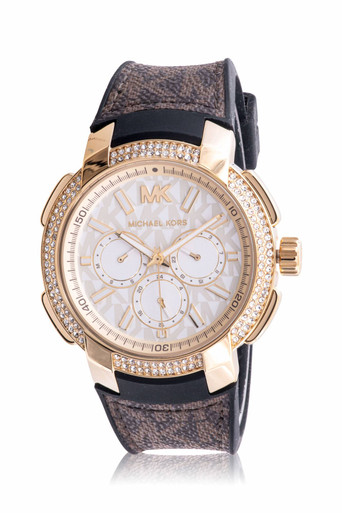 Michael Kors Sidney Multifunction Brown PVC Ladies Watch MK6948 - Jacob ...