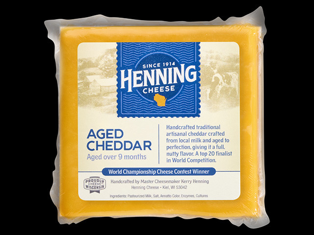 Henning's Wisconsin Cheese - Aged Cheddar Cheese
