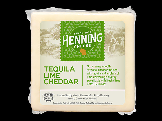 Henning's Wisconsin Cheese - Tequila Lime Cheddar Cheese