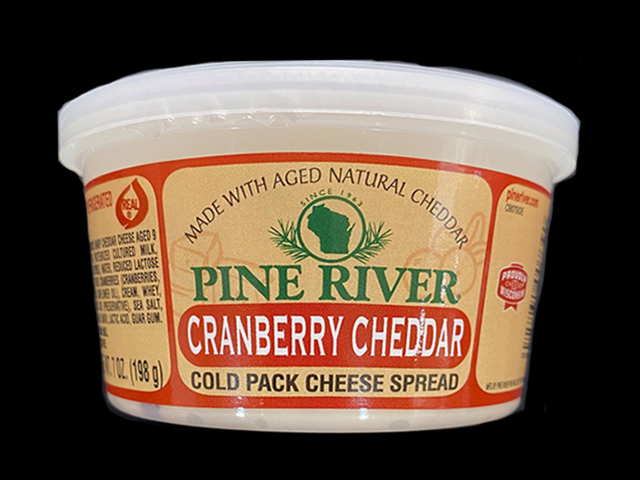 Hennings Wisconsin Cheese Pine River Cranberry Cheddar Spread Small