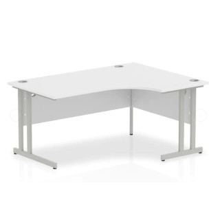 Impulse Crescent Desk with Cantilever Legs