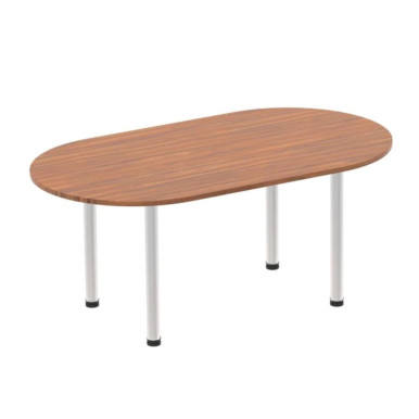 Impulse Boardroom Table with Post Leg
