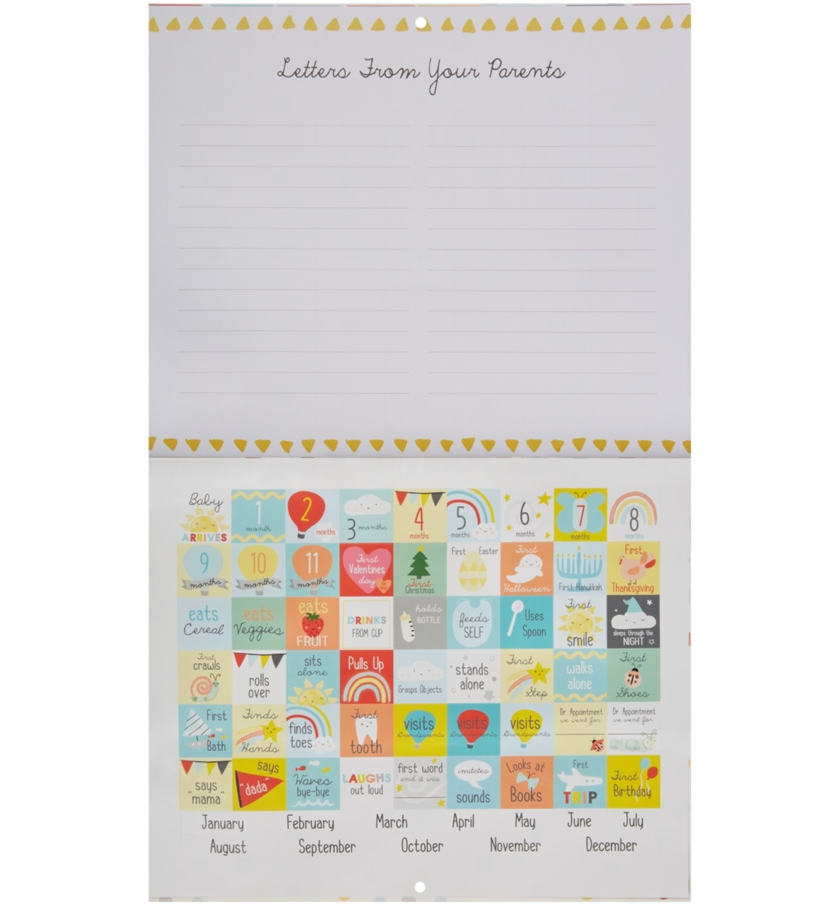 Sunshine Baby First Year Keepsake Calendar