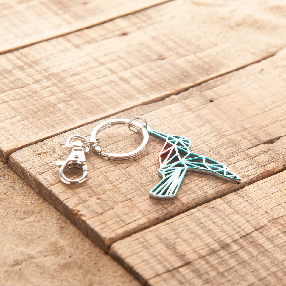 Hummingbird Key Chain - Color-Changing Key Chain | Del Sol
