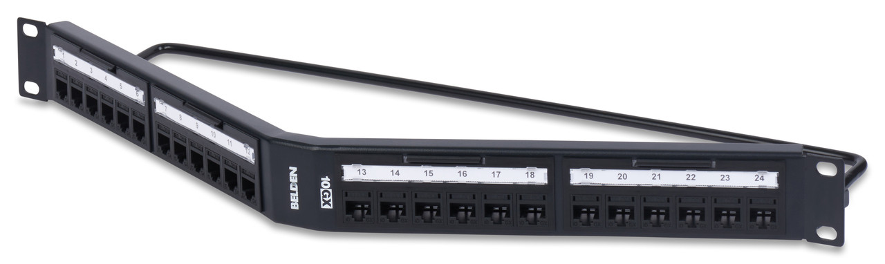 Belden 10GX REVConnect Angled PP 24P - 10GX REVConnect Angled Patch Panel 24 Port