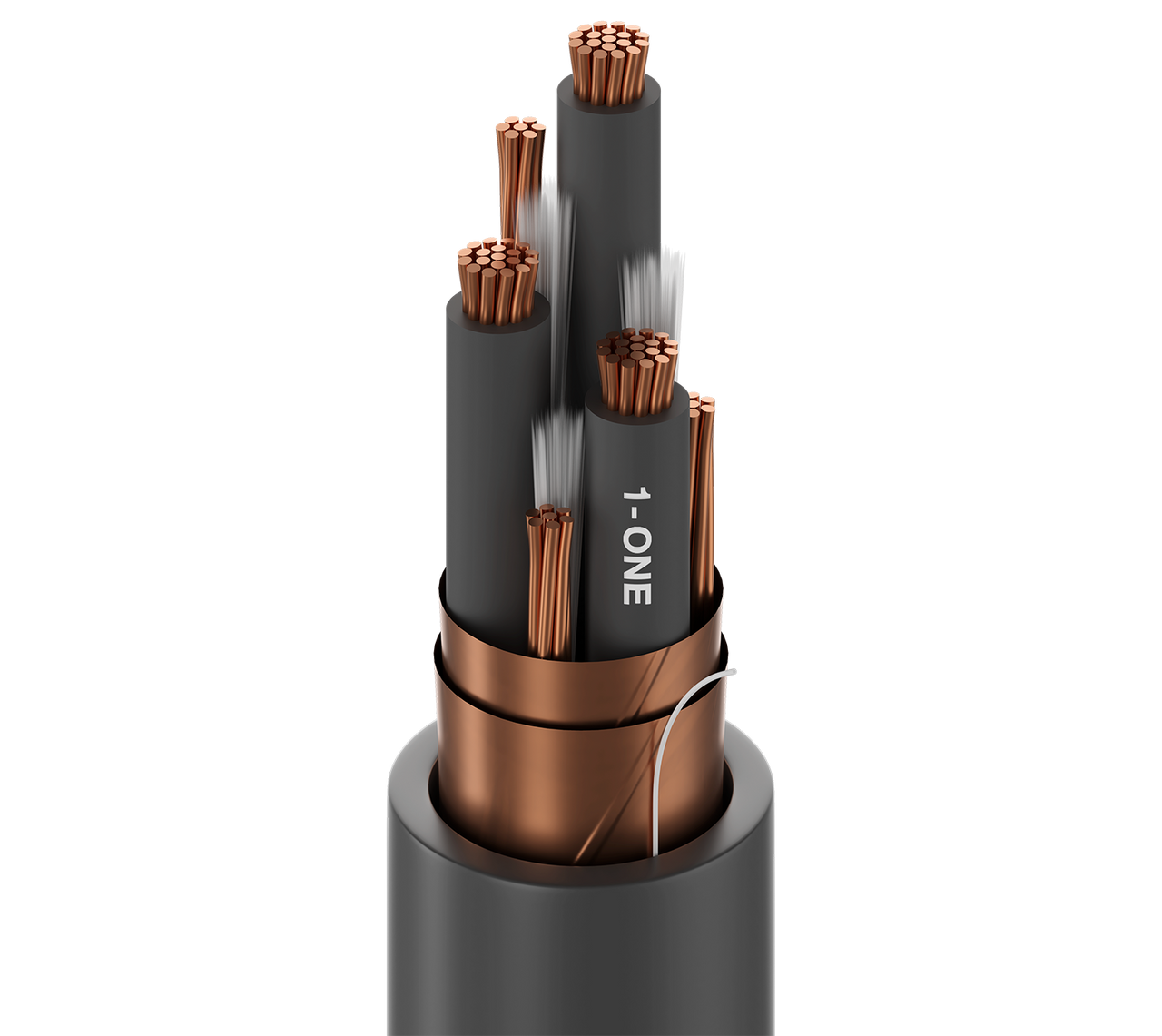 Belden 29559C - VFD, 3C #2/0 Str BC XLPE Ins + #5 Symm. Seg. Gnd (3 of ...