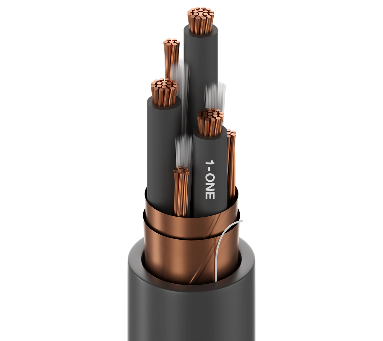 Belden 29730C - VFD, 3C #2/0 Str BC XLPE Ins + #5 Symm. Seg. Gnd (3 of ...