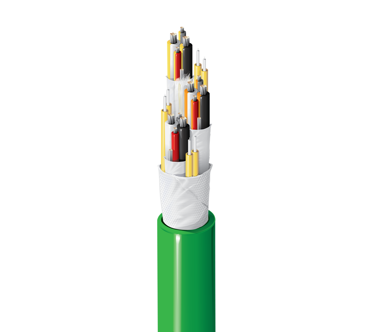 Belden 7824R - 3-Channel SMPTE Stadium Cable, 6 Fiber, 6 Conductor 18 ...
