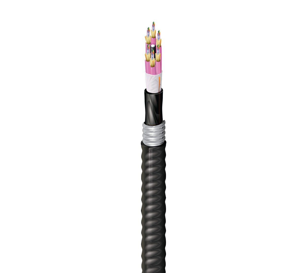 Belden FD4D072FK - Indoor/Outdoor Riser OM4 Distribution 72Fibers ...