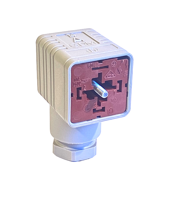 Belden GDM 3011 J grey - DIN Valve Connector, Form A, Field Attachable ...