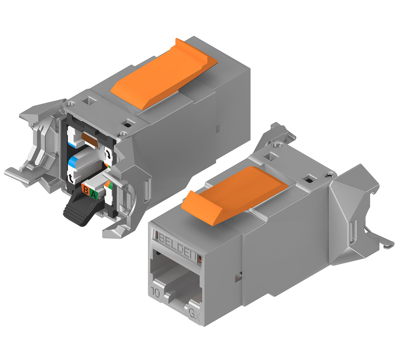 Belden Ind REVConn C6A STP Jack - DataTuff Industrial REVConnect RJ45 ...