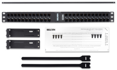 Belden 10GX KCONN Cpl PP Ang 48 1U - 10GX KeyConnect Coupler Panel ...