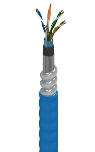 Belden 127929A - DataTuff® 5e, 4 Bonded-Pr #24 Sol BC, PO Ins, OS, PVC ...