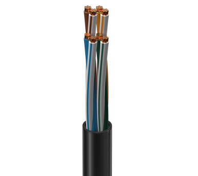 Belden 7930A - DataTuff® Cat 5e, 4 Pr #24 Str BC, PO Ins, PVC Jkt, CMX ...
